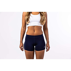 Mizuno Core Flatfront Vortex Hybrid Shorts, Navy, Small