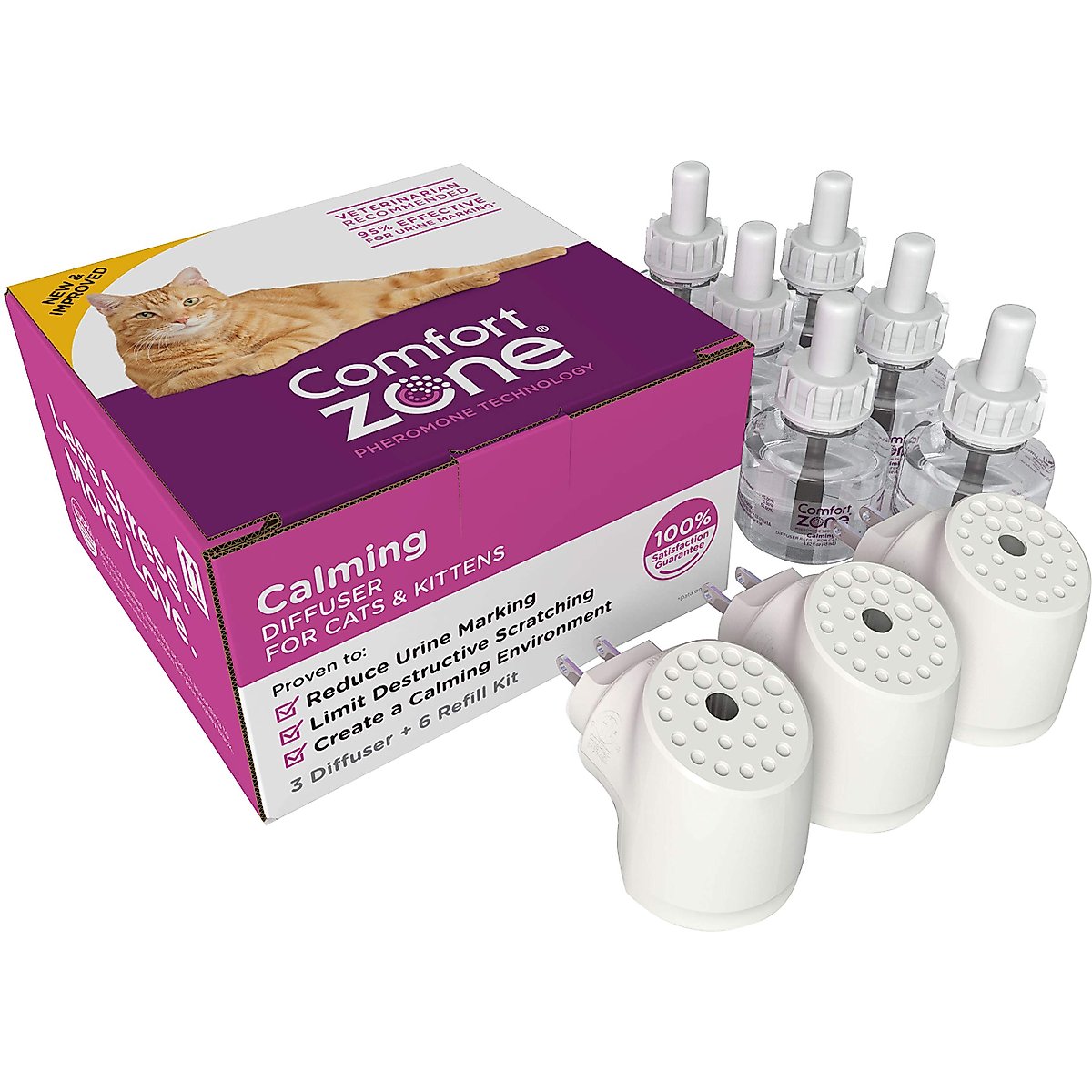 Comfort Zone Basic Calming Diffuser Kit for Cat Calming