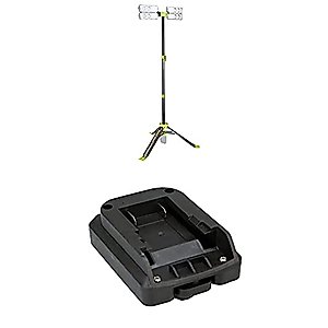 Voyager Collapsible Cordless Bare LED Light and DeWalt Battery Adaptor