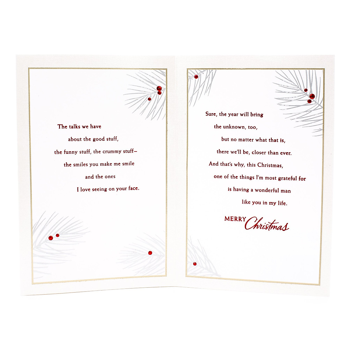 Hallmark Christmas Romantic Card for Husband or Boyfriend (Love of My Life Forever) (0599XXH2085)
