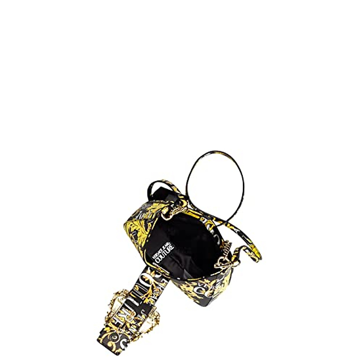 Versace Jeans Couture women Logo couture hobo bags black - gold