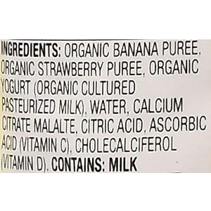 Earth's Best Sesame Street Fruit Yogurt Smoothies - Strawberry Banana - 4.2 oz - 6 pk