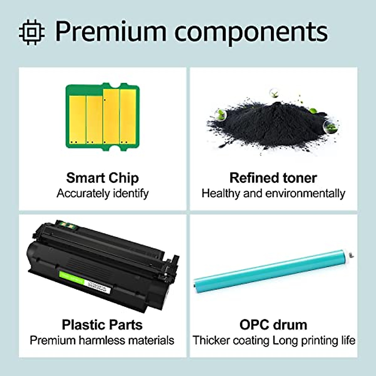 greencycle 1 PK Black Toner Cartridge Replacement Compatible for HP 15X C7115X Work with Laserjet 1000 1200 1220 3300 3310 3320 3330 3380 Series Printer