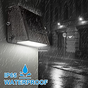 OSTEK 100 Watt LED Wall Pack Light with Full Cut-Off 14000LM 5000K - Replaces 400 watt Metal halide/HPS, Outdoor Area Full Cutoff Wall Pack led Light Fixture IP65, UL, DLC