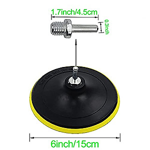 Polishing Pads: Wool Polishing Buffing Pads 3 PCS 6 Inch Wool Polishing Pads Buffing Polishing Pads Cleaner for Car Polishing with M14 Drill Adapter