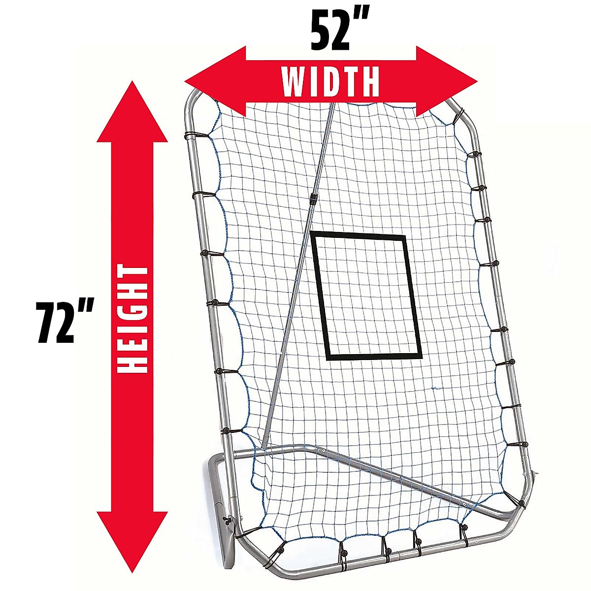 Franklin Sports Baseball Rebounder Net - Baseball Pitchback Net + Throwing Trainer - All Angle Bounce Back Net - Multi-Position Fielding + Throwing Aid