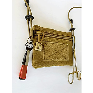 River Canyon - Pouch Lanyard with Nippers - This Fly Fishing Lanyard has a Water-Resistant Zipper Pouch, Nippers are Also Included. There is a Loop to Hang Your hemostat. Two More Rings to Hang Tools