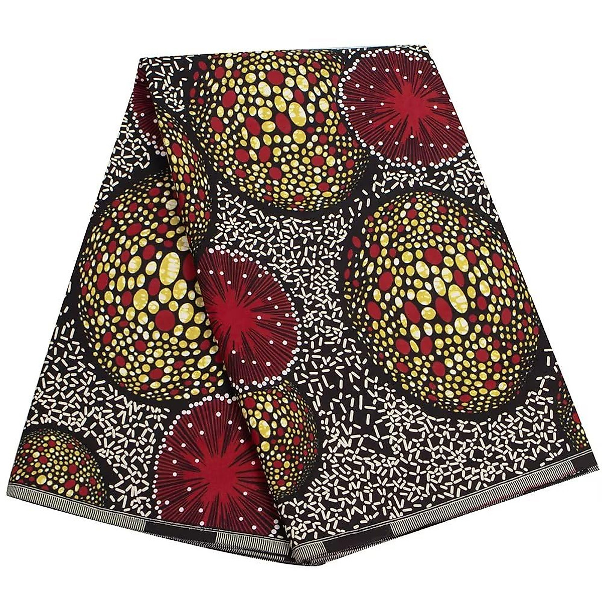 African Fabric 6 Yard Printed Wax Cloth African Ankara Fabric for Party Dress 1511