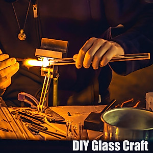 12 Pcs 6 Inches Borosilicate Glass Tubes, Gtysmox 12mm Diameter 2mm Thickness Clear Glass Tubing with 1 Cleaning Brush for DIY Making Glass Crafts