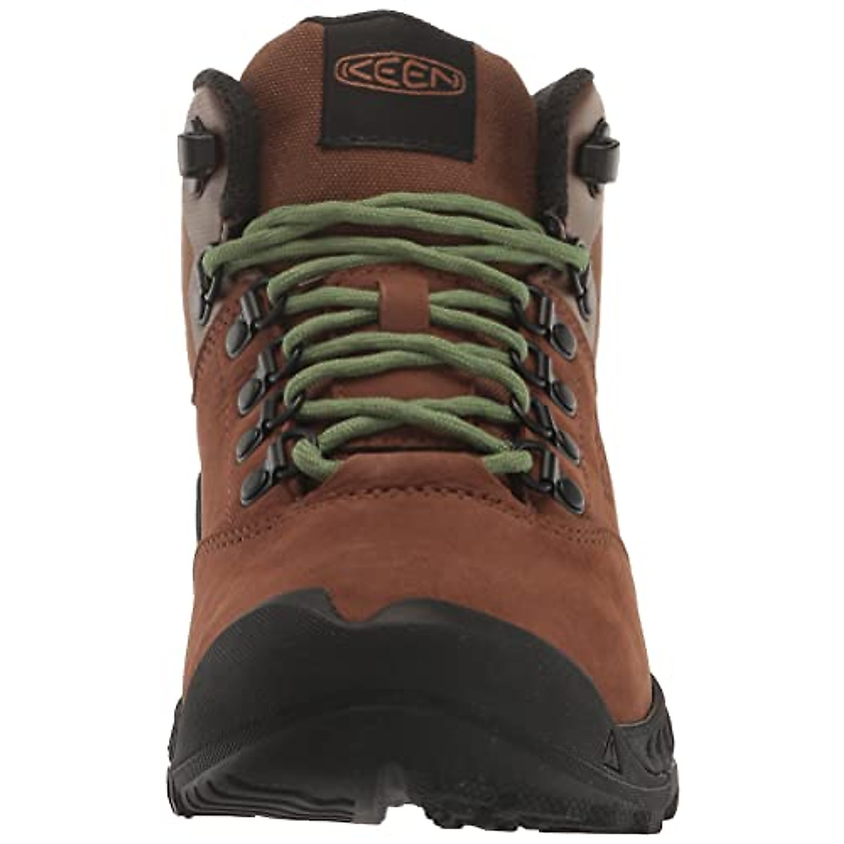 KEEN Women's NXIS Explore Mid Height Waterproof Fast Packing Hiking Boots, Bison/Campsite, 6
