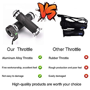 48V 1000W Brushed DC Motor High Speed Electric Motor & DC Brush Controller & Gas Accelerator Throttle & Ignition Lock for Dirt Bike e-Bike ATV Go Kart Moped Mini Bikes Motorized Bicycle