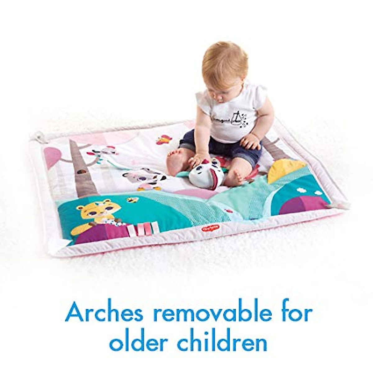 Gymini Deluxe Activity Gym Play Mat, Tiny Princess Tales