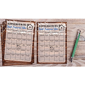 Housewarming Party Games, House Hunt, Rustic New Home, New House, New Homeowner Party Games Cards, 30 Sheets Each Pack