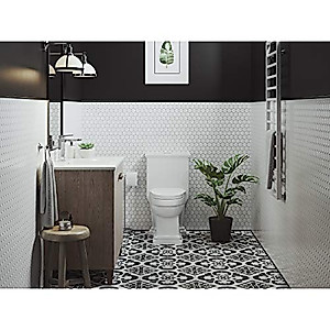 Swiss Madison Well Made Forever SM-1T113 Voltaire One Piece Elongated Toilet Dual Flush 0.8/1.28 GPF, White