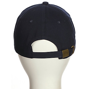 I&W Hatgear Customized Letter Intial Baseball Hat A to Z Team Colors, Navy Cap White Red Letter K