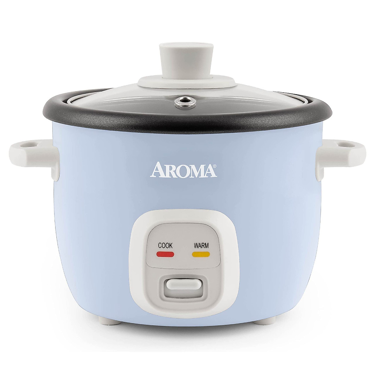 Aroma Housewares 4-Cups (Cooked) / 1Qt. Rice & Grain Cooker (ARC-302NGBL), Blue & 4-Cups (Cooked) / 1Qt. Rice & Grain Cooker (ARC-302NGP), Pink