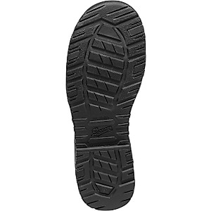 Danner 3" Caliper Aluminum Toe Work Boots for Men - Low-Top Full-Grain Leather Upper with Safety Toe, Comfort Cushioning, and Traction Heel Outsole, Black Hot - 12 EE