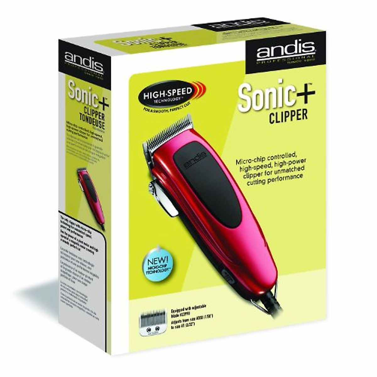 Andis Sonic Plus Hair Clipper (23930)