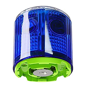 LEDHOLYT Solar Strobe Warning Light, Strong Magnetic Base Solar Emergency Strobe Warning Light, Automatic Turn on Safety Road Construction Traffic Strobe Light (Blue)