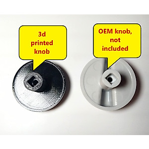 Replacement Knob Switch Run Choke for Ryobi Inverter Generator 2000, 2050, 2200, 2300 watts and compatible screw - new, 3d printed part