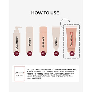 CENTELLIAN 24 Valentines Day Gifts Madeca Cream (Season 4, 1.7+1.7fl oz) Centella Moisturizer for Face. Korean Skin Care for Dry, Sensitive Skin with TECA, Centella Asiatica, Madecassoside