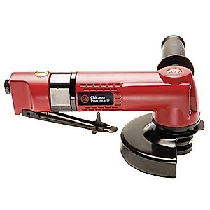 Chicago Pneumatic CP9121BR - Air Grinder Tool, Welder, Woodworking, Automotive Car Detailing, Stainless Steel Polisher, Heavy Duty, Right Angle Grinder, 5 Inch (125 mm), 0.8 HP / 600 W - 12000 RPM