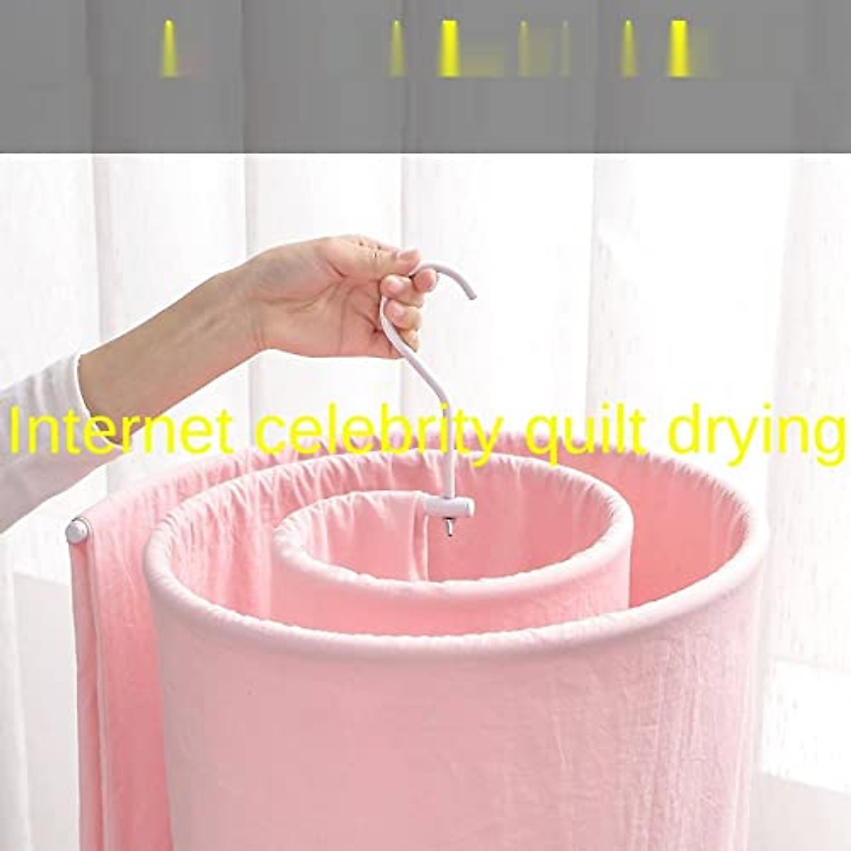 NC Air Quilt Tools Snail Clothes Hanger Home Balcony Round Creative Trending Rotating Coat Hanger Spiral Drying Rack