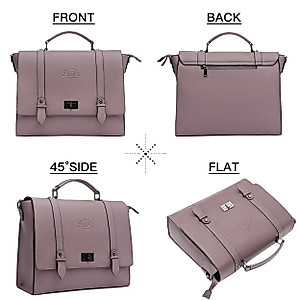 Laptop Bag for Women,15.6 Inch Briefacse,Christams Birthday Gifts for Women Computer Bag,Work Bag Teacher Bags,College Tote Bag for Girls,Large Cpacity Crossbody Bags for Women,Ideal Graduation Gifts