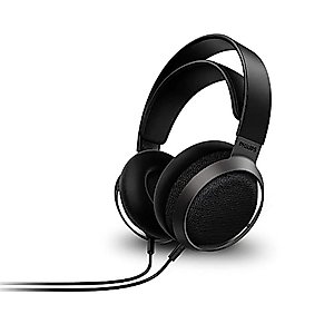 Philips Fidelio X3 Wired Over-Ear Open-Back Headphones, Multi-Layer 50mm diaphragms, Hi-Res Certified, Premium Finishing - Hear The Difference