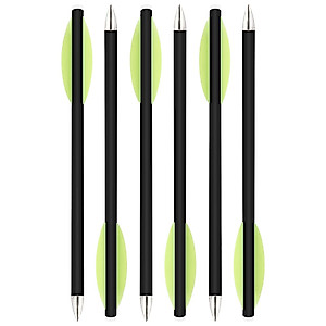 ZSHJGJR Mini Archery Crossbow Bolts, 6.3" Mixed Carbon Crossbow Arrows, for Shooting Target Practice, Small Hunting 24PCS