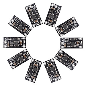 AITRIP 10PCS 1.5A Multi-Function Mini Boost Module Step Up Board 3.7V to 5V 8V 9V 12V Step Up Board with LED Indicato for DIY Electronic Voltage Moduler