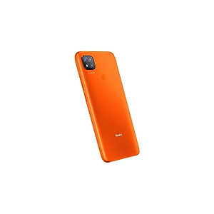 Xiaomi Redmi 9C Smartphone, 2 GB + 32 GB, 6.53" HD+ Dot Drop Display 5000mAh (typ), 13 MP, con AI Face Unlock, Tripla Fotocamera, Arancione (Sunrise Orange)