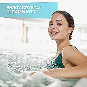 Hot Tub Test Strips - 6in1 Quick & Accurate Spa Test Strips for Hot Tubs - 100 Water Test Strips, Hot Tub Water Test Kit with E-Book - Test Chlorine, Bromine, pH, Hardness, Alkalinity - JNW Direct