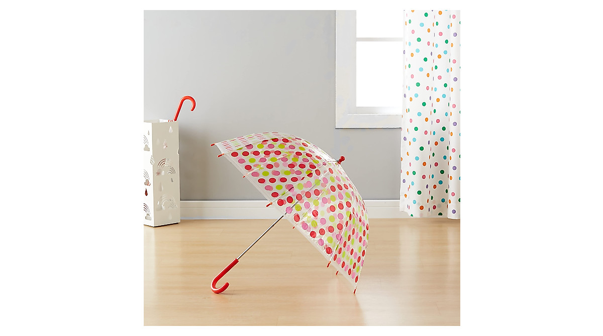 Amazon Basics Kids Clear Bubble Umbrella for Kids – Durable & Safe