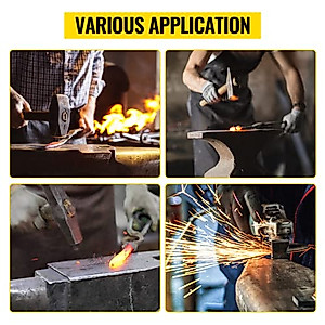 Happybuy Single Horn Anvil 55Lbs, Cast Iron Anvil Blacksmith Withstands Heavy Blows,Anvil Rugged Round Horn Anvil Blacksmith Jewelers Metalsmith Tool, for Sale Forge Tools and Equipment