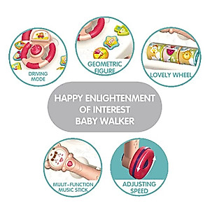 Baby Walker Foldable Hand Push for Boys and Girls, Safe and Fun