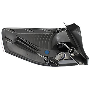 Garage-Pro Passenger Side Tail Light Compatible with 2009-2011 Ford Focus Assembly, with Chrome Insert, Sedan