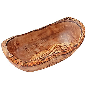 OLIVANERA olive wood rustic dipping bowl 5,5*2.5*2.5 inch,decorative wooden bowl, small wooden bowl, Handcrafted mixing Bowls for Serving Nuts Desserts Fruits, and Accent Decor Gifts for Any Occasion