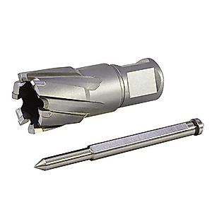 MAXTOOL 3/4"x1-3/8" TCT Annular Cutters & Pin Carbide Tip Slugger 19mmx35mm Magnetic Core Drills Slug Cutter 1-3/8" Deep Weldon Shank; ANW00S35R048