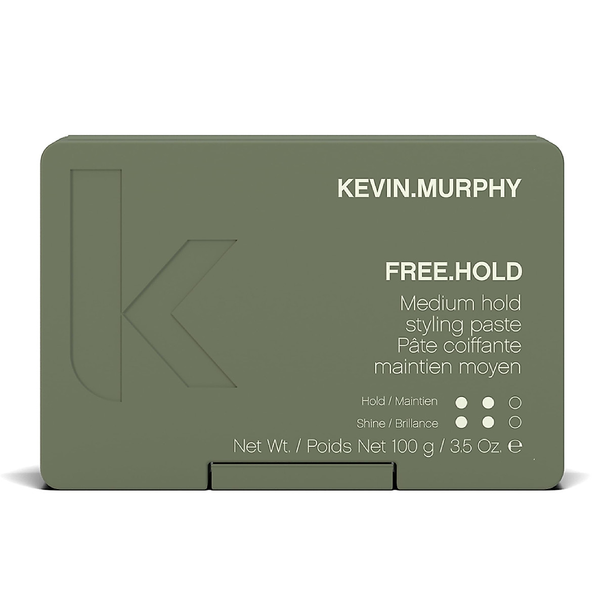 KEVIN.MURPHY FREE.HOLD - Hair Styling Paste - For All Hair Types - Medium Hold - Hair Breakage Prevention - Hair Styling Product - Paraben Free Hair Care - 100 g / 3.5 oz