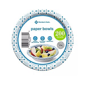 An item of Member's Mark Paper Bowls (12 oz, 200 ct.) - Discount on bulk