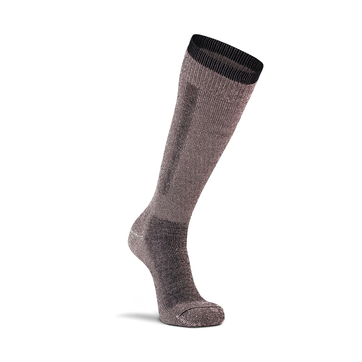 FoxRiver womens Snow Pack Medium-weight Snow Over-the-calf (2 Pair Pack) skiing socks, Black, 9-11.5 US