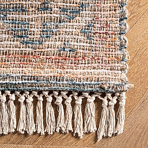 nuLOOM Jacquelyn Flatweave Area Rug, 6' Square, Multi