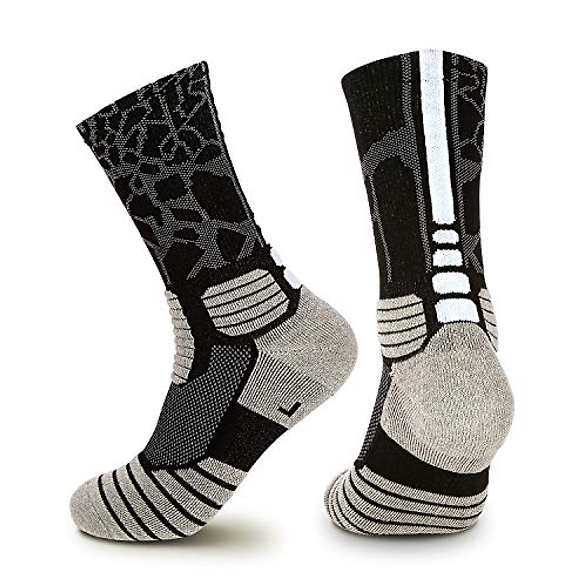 Disile Elite Basketball Socks, Cushioned Athletic Sports Crew Socks for Men & Women…
