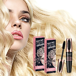 4D Silk Fiber Lash Mascara Waterproof 1 Pack and 2 Pack Bundle