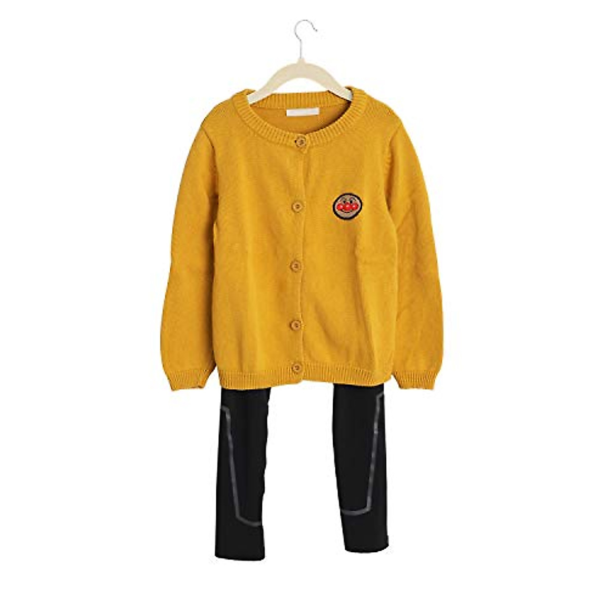 Finnhomy Non-Slip Clothes Hangers for Baby and Kids 20-Pack Velvet Hangers with Movable Clips, Heavy-Duty and Space-Saving for Pants,Skirts, Coat, Beige