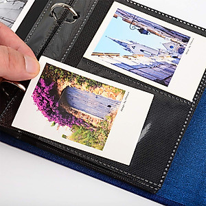 Ablus 100 Pockets Mini Photo Album - Fits for Fujifilm Instax Mini 9 Mini 8 Mini 90 Mini 25, Polaroid Snap PIC-300, Kodak Mini 3-Inch Film（Pink）