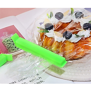 PENTA ANGEL Bag Sealing Clips 20Pcs Reusable Colorful Plastic Chip Clips Bread Bag Clamp for Home Kitchen Food Snack Packages Storage (20)