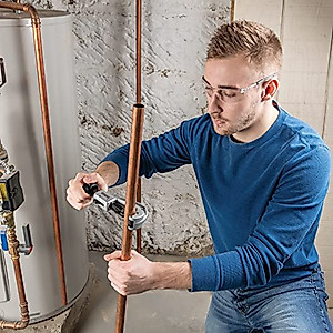 RIDGID 31632 Model 151 Quick-Acting Tubing Cutter with 1/4"-1-5/8" Cutting Capacity, Silver Black