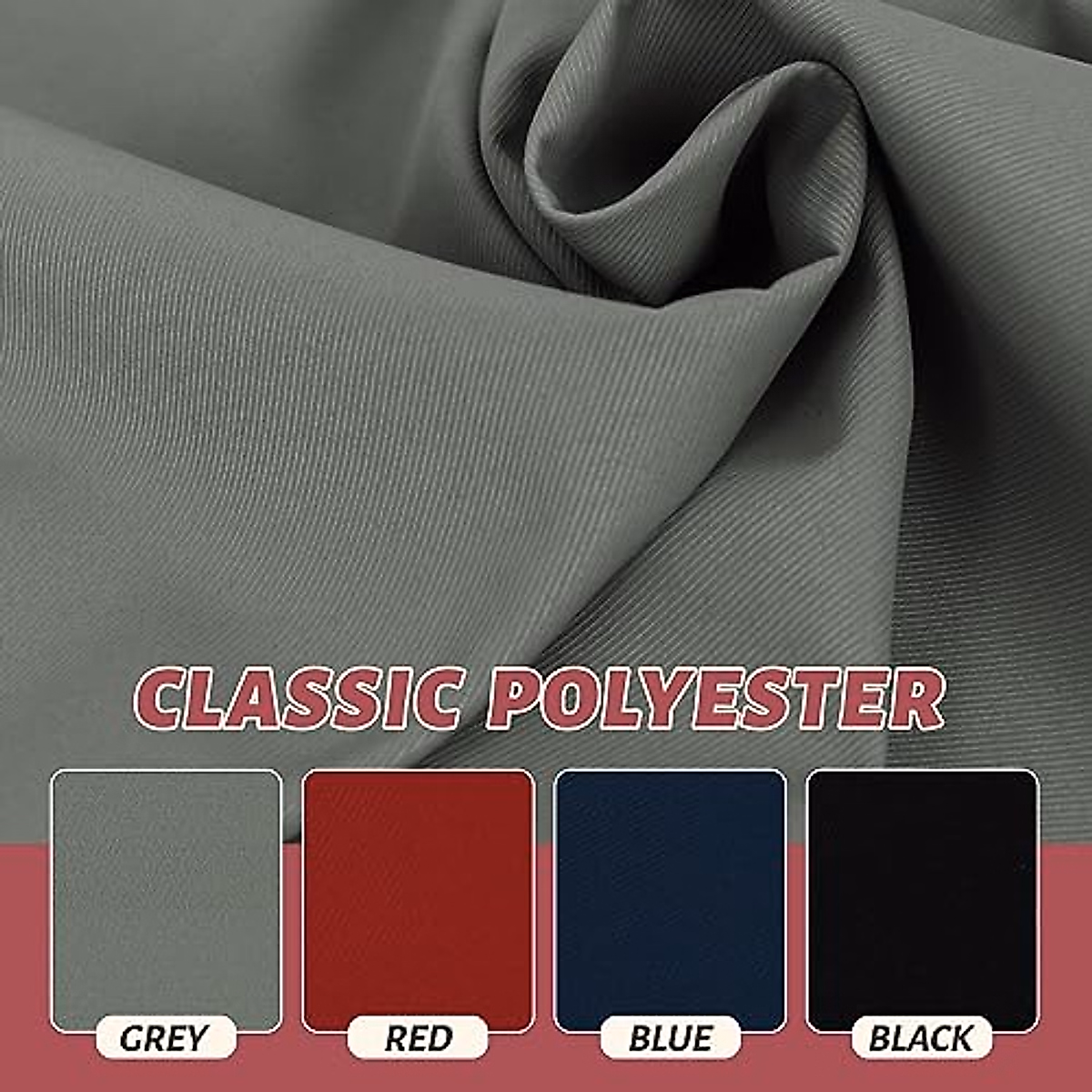 Parkerly Outdoor Patio Chair Cushion 20x20x4 Inch Waterproof Seat Cushions Indoor Double Piping Durable Comfortable Square Dining Chair Pads Gray with Zipper Chair Pad-Set of 2